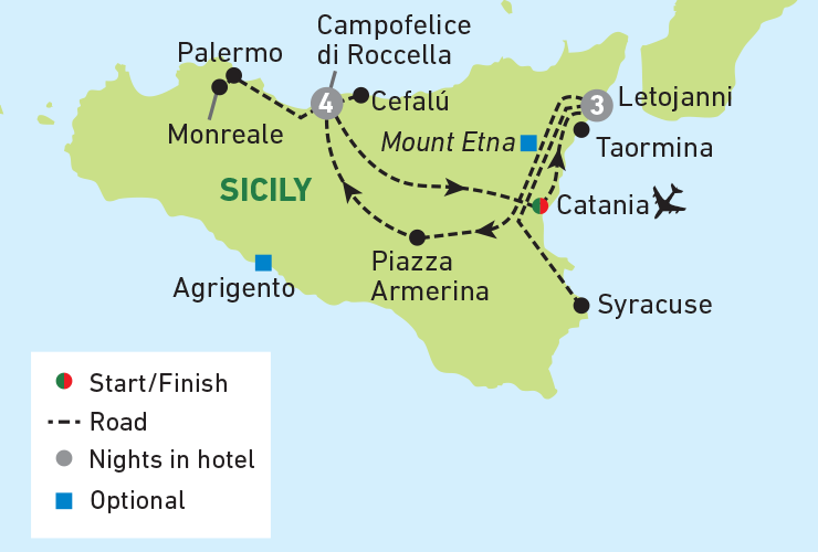 8 Day Solo Sicily Italy Escorted Tour Holiday