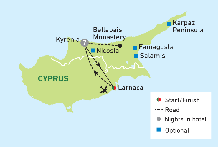 8 Day Solo Package Group Tour of North Cyprus