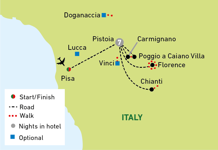 Solo Walking Holiday in Tuscany